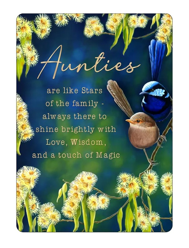 Nature's Grace Plaque - Aunty — The Iris Patch